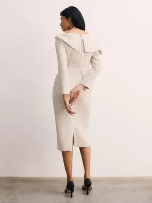 The Fold Palmerston Tweed Dress