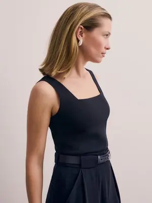 The Fold Keighley Sculpt Knit Top