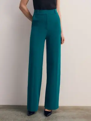 The Fold Liora Sculpt Knit Pants