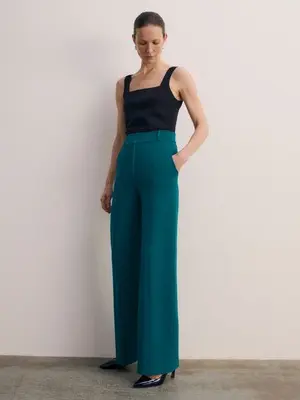 The Fold Liora Sculpt Knit Pants