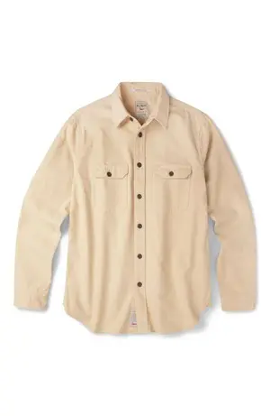 AUBIN Henderson Canvas Relaxed Fit Overshirt