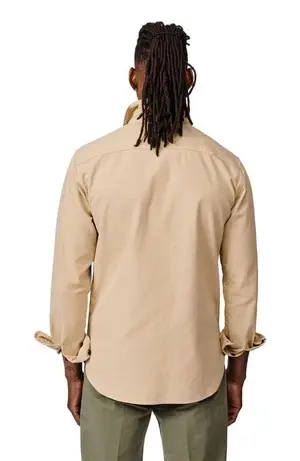 AUBIN Henderson Canvas Relaxed Fit Overshirt