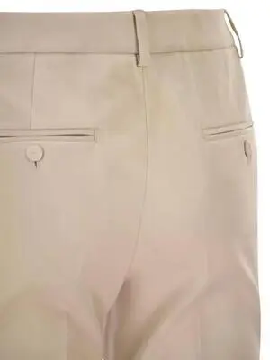 Max Mara Welt-pocket Trousers - Neutrals