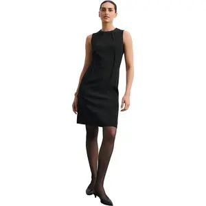 The Fold Sanmero Crepe Shift Dress