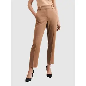 The Fold Clever Crepe Tavira Trousers - Camel