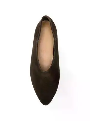 BABÚ MILANO Pointed-toe Ballet Flats