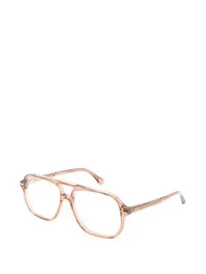 RETROSUPERFUTURE 152 Browline Glasses - Neutrals