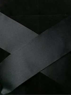 Comme Des Garçons Ribbon Detail Cropped Jacket