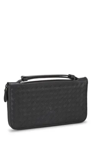 Bottega Veneta Intrecciato Zip Around Travel Organizer