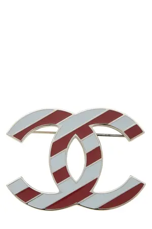 Chanel Cc Logo Pin - Multi