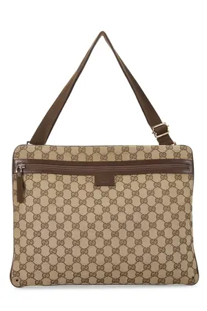 Gucci Gg Messenger Bag - Brown