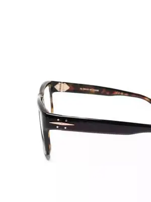 DB EYEWEAR BY DAVID BECKHAM Rectangle-frame Glasses - Brown