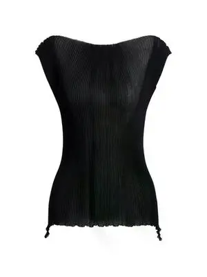 Alberta Ferretti Plissé Blouse