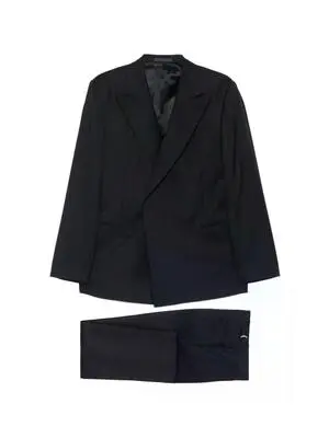 Caruso Buttoned Suit - Blue