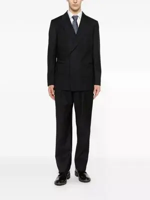 Caruso Buttoned Suit - Blue