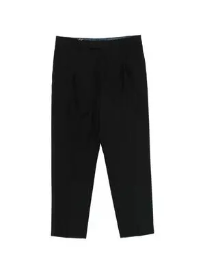 GREYED Albert Pleated Trousers - Black