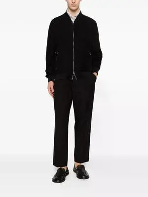 GREYED Albert Pleated Trousers - Black