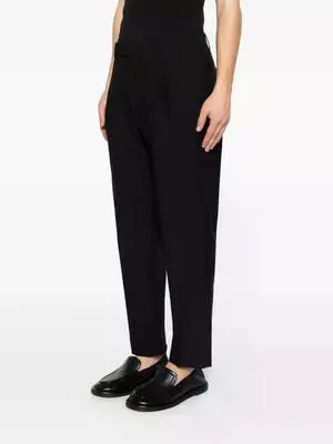 GREYED Albert Pleated Trousers - Black