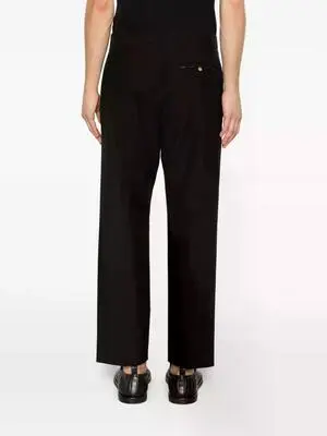 GREYED Albert Pleated Trousers - Black