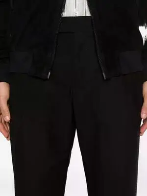 GREYED Albert Pleated Trousers - Black