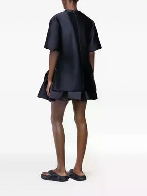 Rabanne Bow Short-sleeved Top - Black