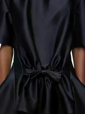 Rabanne Bow Short-sleeved Top - Black