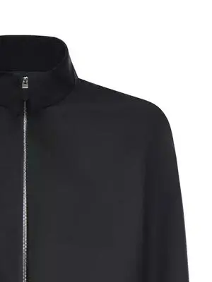 Zegna Zip Collar Jacket - Blue