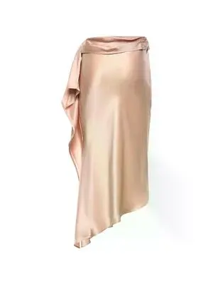 Pinko Draped Midi Skirt