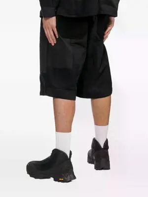 Comme Des Garçons Patchwork Shorts - Black