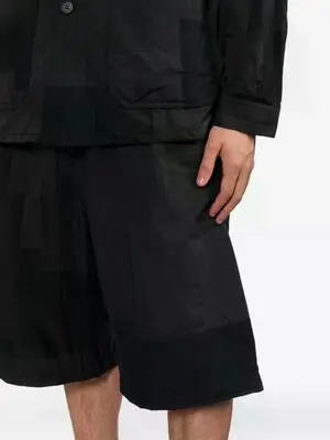 Comme Des Garçons Patchwork Shorts - Black