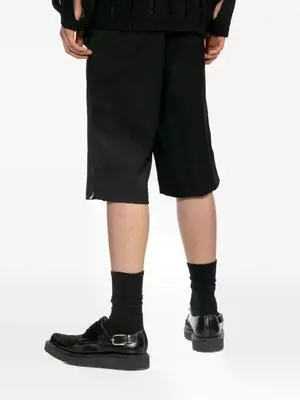 Comme Des Garçons Zip-detail Wool Shorts