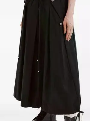 MUSIUM DIV. Midi Skirt With Drawstring Detail