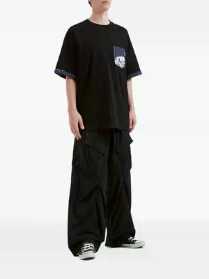 MUSIUM DIV. Roll-trim T-shirt