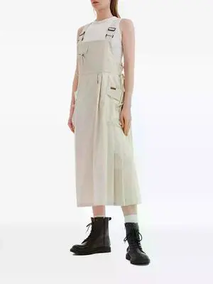 MUSIUM DIV. Buckle Pleated Midi Dress