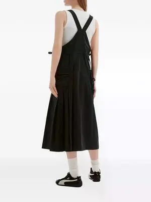 MUSIUM DIV. Pleated Midi Dress - Black