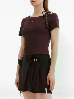 MUSIUM DIV. Tie-strap T-shirt