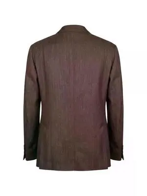 LUIGI BIANCHI MANTOVA Wool Blazer - Brown