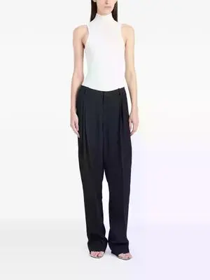Proenza Schouler Clementina Pleated Trousers - Black