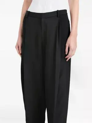 Proenza Schouler Clementina Pleated Trousers - Black