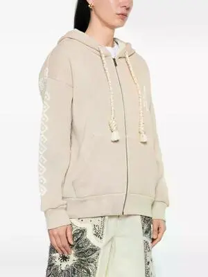 AL AIN Graphic Embroidery Cardigan