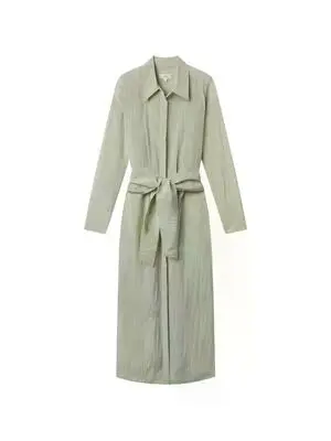 A.L.C. Spearmint Tie-waist Shirt Dress - Green