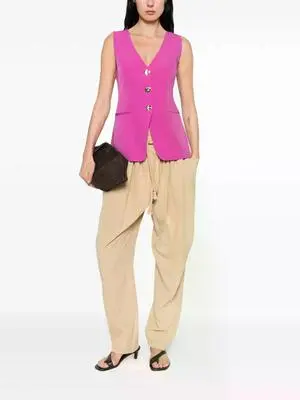 Liu Jo Button Detailed V-neck Vest