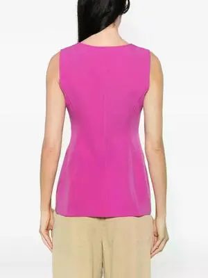 Liu Jo Button Detailed V-neck Vest