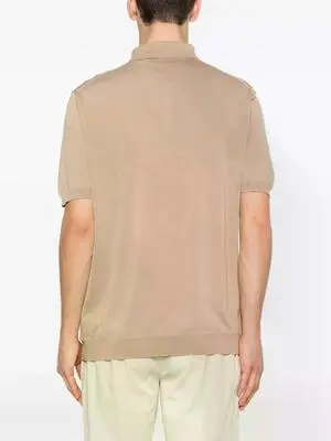 ZANONE Buttoned Polo Shirt - Neutrals