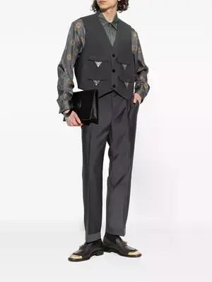 Versace Patterned Silk Shirt