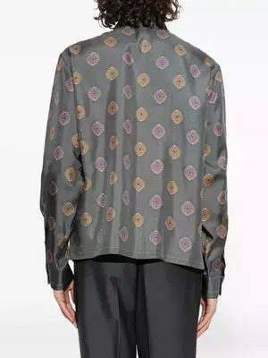Versace Patterned Silk Shirt
