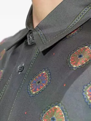 Versace Patterned Silk Shirt