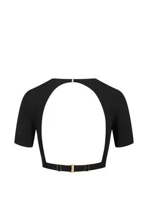 MAISON CLOSE Cut-out Crop Top