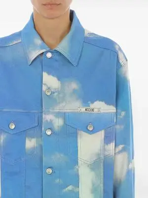 Moschino Clouds Cotton Jacket