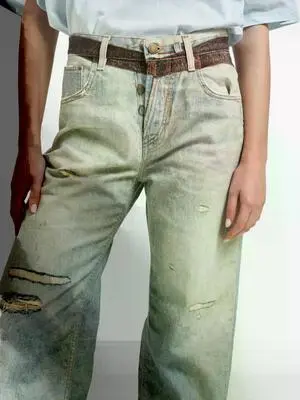 HAIKURE Distressed Denim Jeans